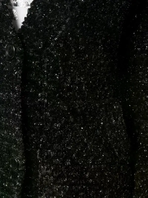 Saint Laurent Metallic V-neck Cardigan