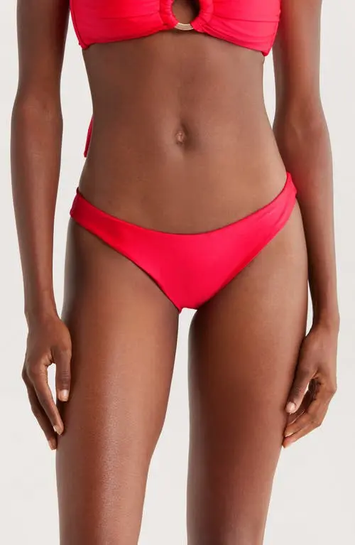 KULANI KINIS Minimalist Bikini Bottom - Cherry Crush