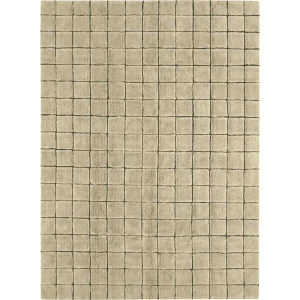 LORENA CANALS Woolablemosaic Washable Wool Rug - Moss