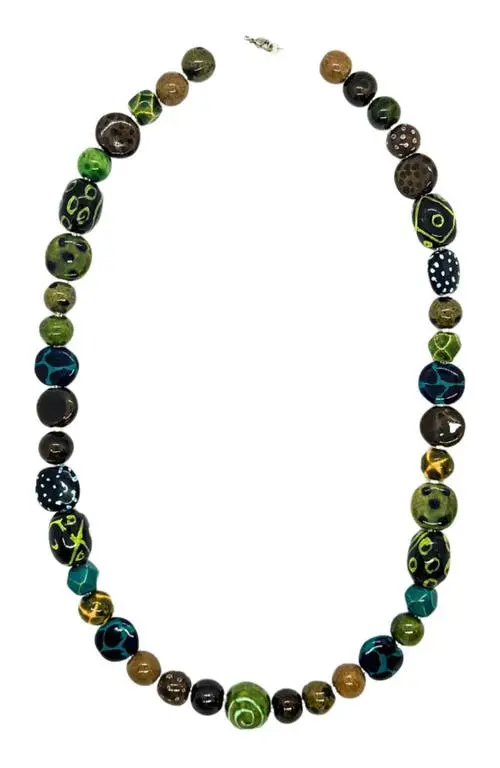 KAZURI Tsavo Collection Kilimanjaro Necklace - Multi
