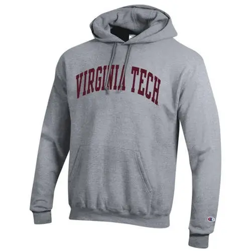 Champion Virginia Tech Hokies Basic Arch Fleece Pullover Hoodie