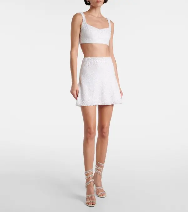 CLIO PEPPIATT Venus Embellished Bra Top