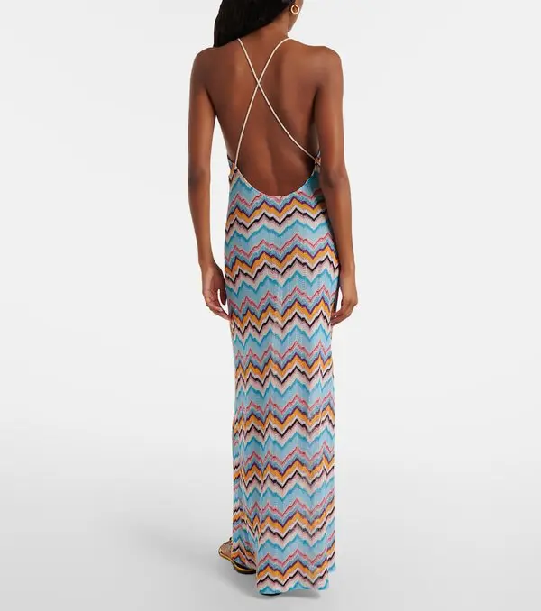 Missoni Zigzag Lamé Dress