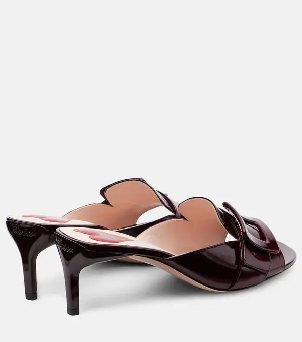 ROGER VIVIER Viv' Canard 55 Leather Mules