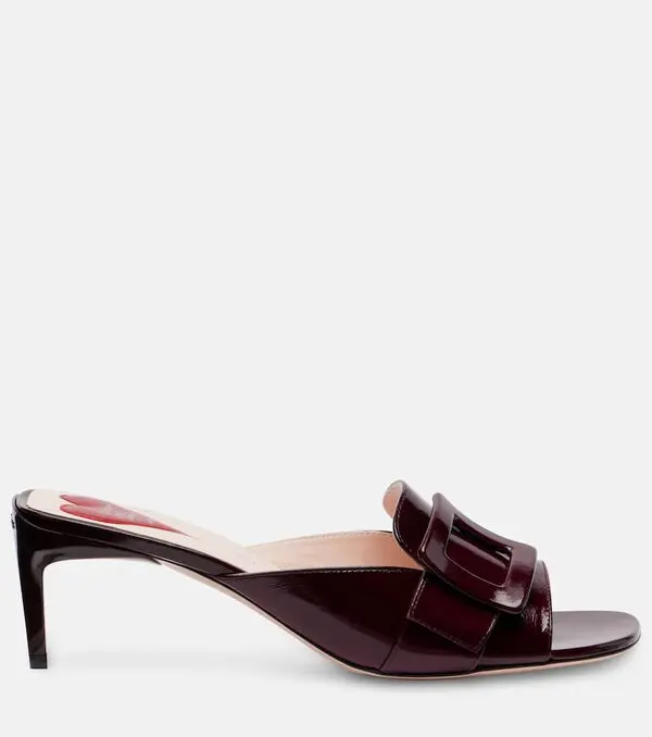 ROGER VIVIER Viv' Canard 55 Leather Mules