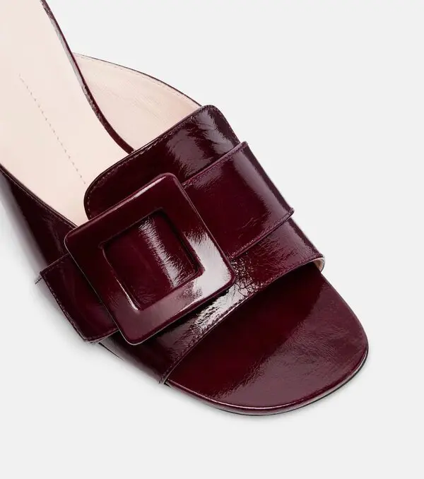 ROGER VIVIER Viv' Canard 55 Leather Mules