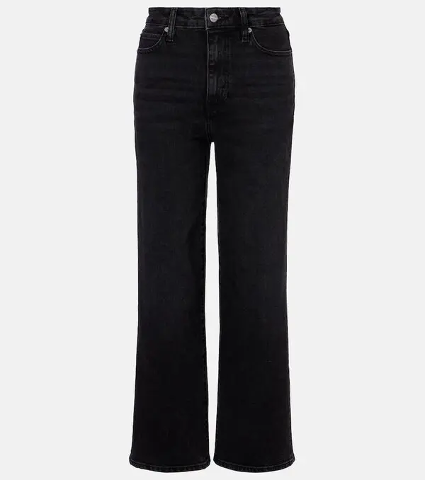 FRAME The Wide Wide-leg Jeans - Black