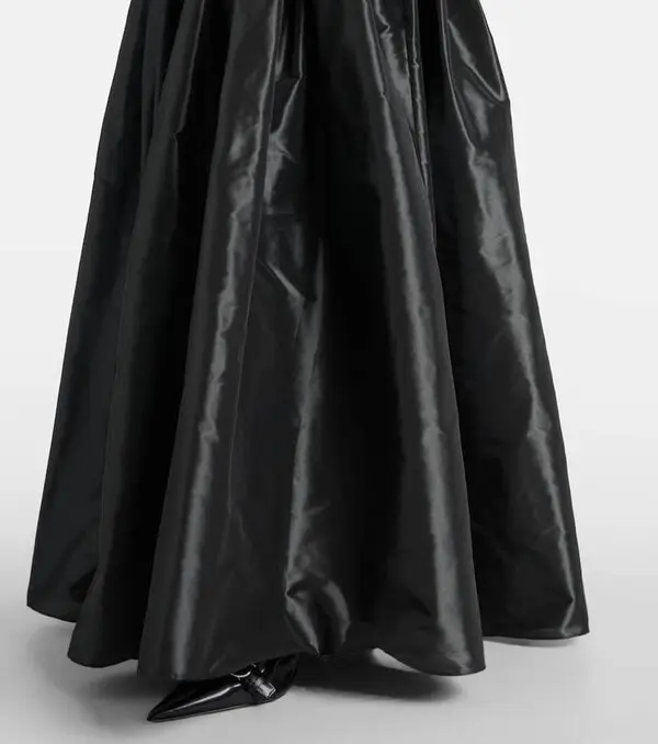 Coperni Taffeta Bustier Gown