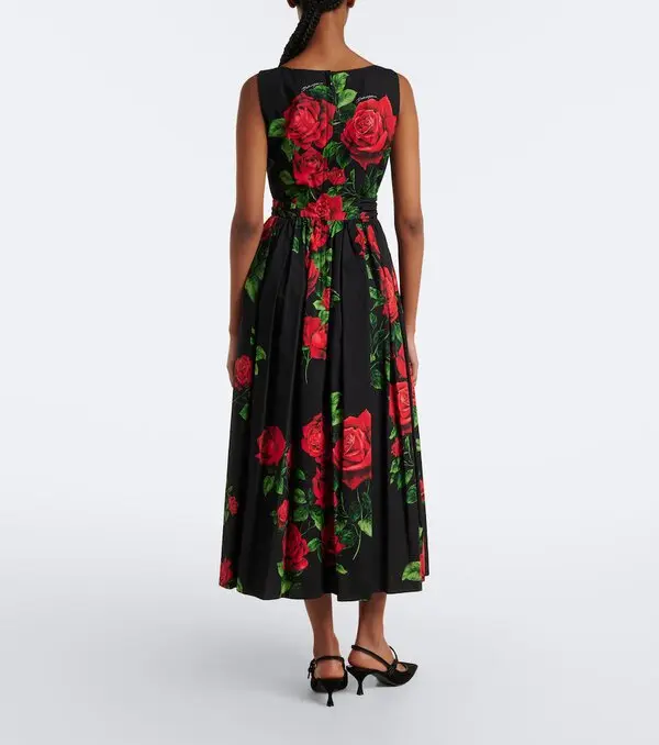 Dolce & Gabbana Floral Midi Dress - Multicoloured