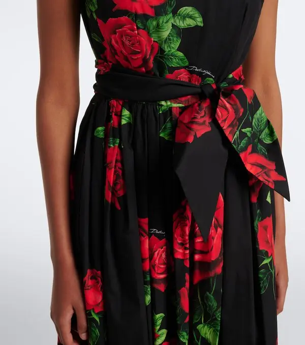 Dolce & Gabbana Floral Midi Dress - Multicoloured