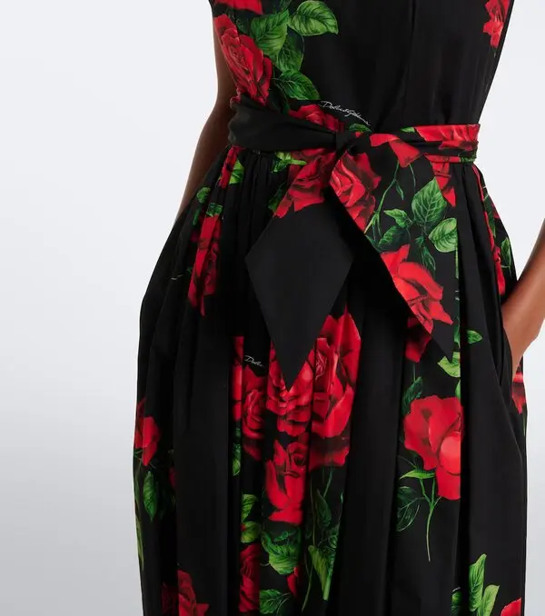 Dolce & Gabbana Floral Midi Dress - Multicoloured