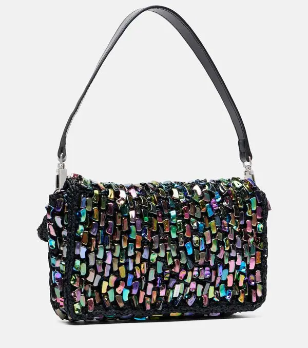 Staud Timmy Beaded Shoulder Bag