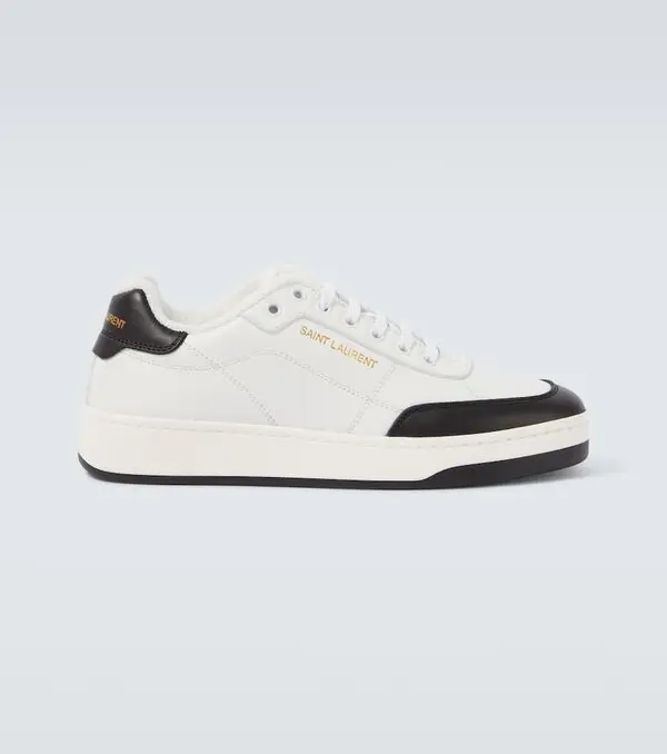 Saint Laurent Sl61 Leather Sneakers