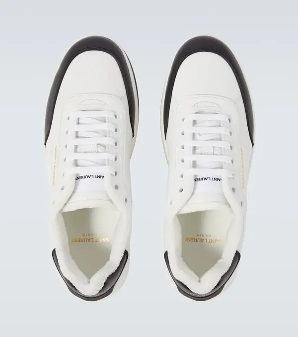 Saint Laurent Sl61 Leather Sneakers