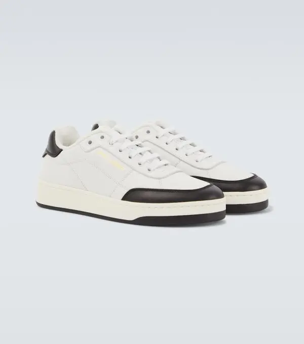 Saint Laurent Sl61 Leather Sneakers