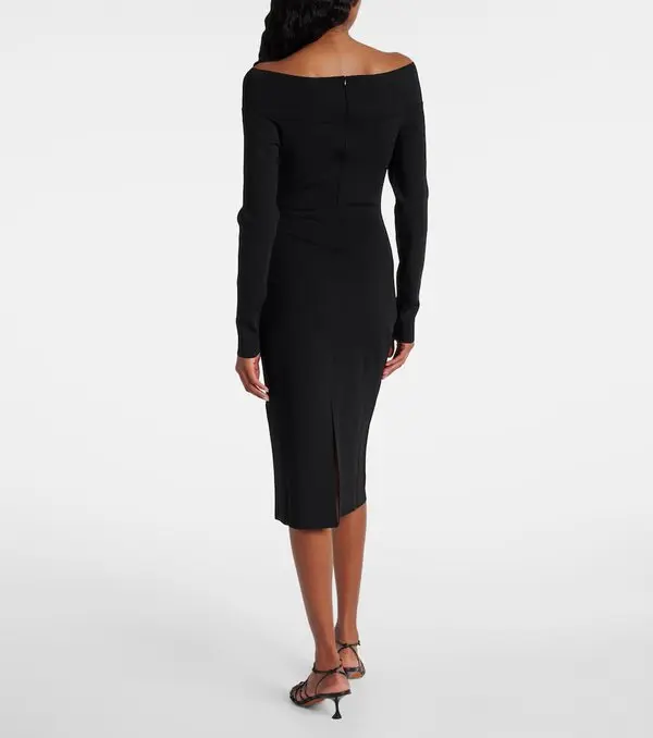 Stella McCartney Off-the-shoulder Midi Dress