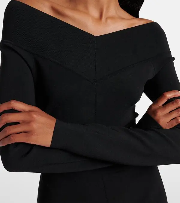 Stella McCartney Off-the-shoulder Midi Dress