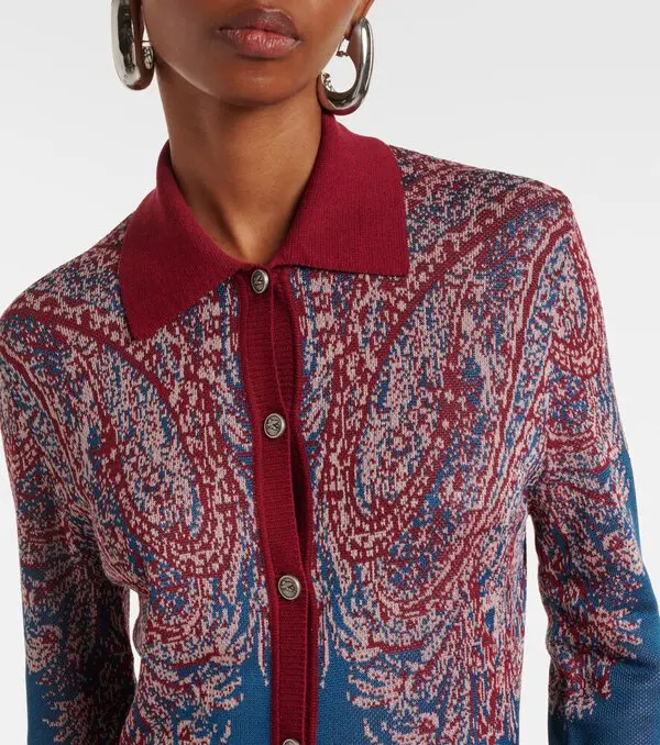 Etro Paisley Jersey Shirt Dress - Multicoloured