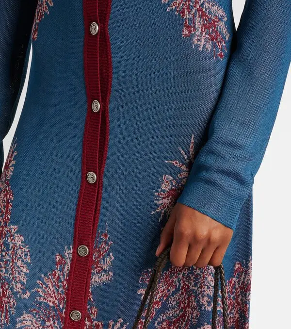 Etro Paisley Jersey Shirt Dress - Multicoloured