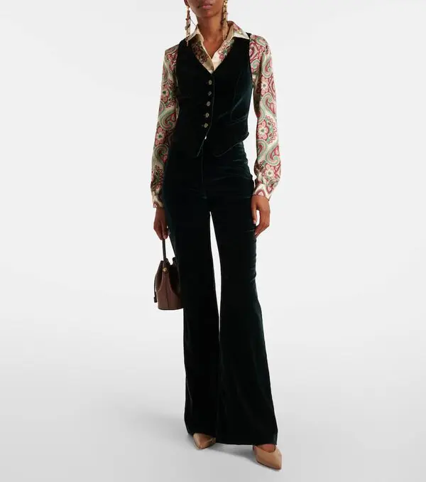Etro Printed Silk Shirt