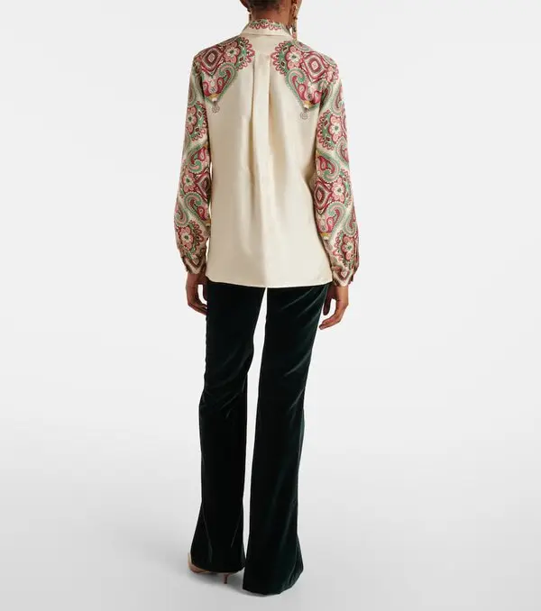 Etro Printed Silk Shirt