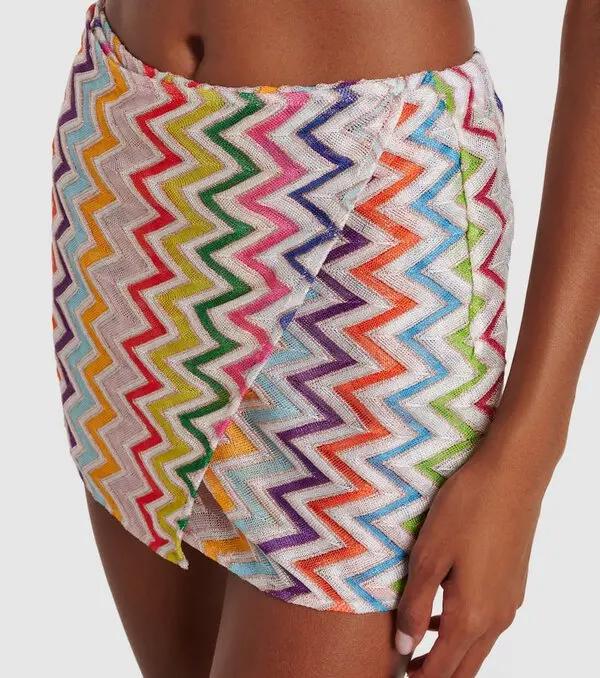 Missoni Zigzag Lamé Skort