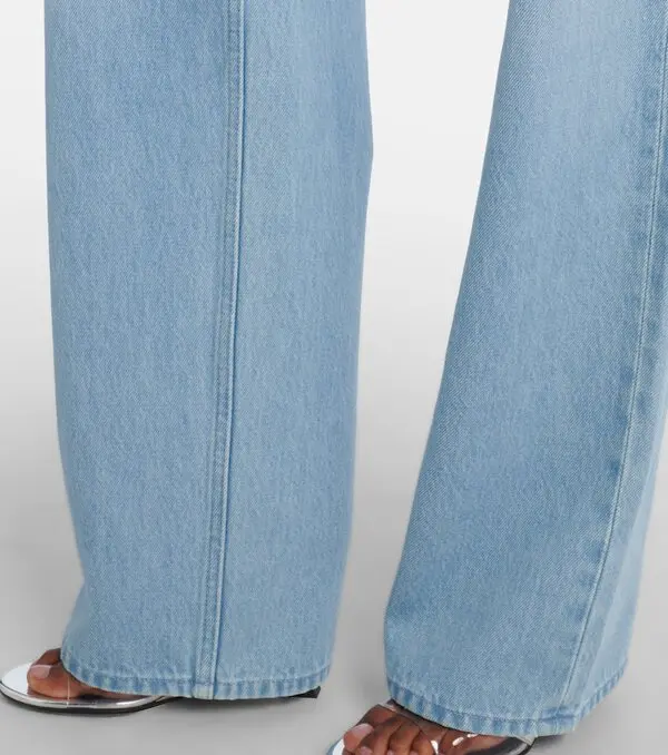 Versace High-rise Wide-leg Jeans
