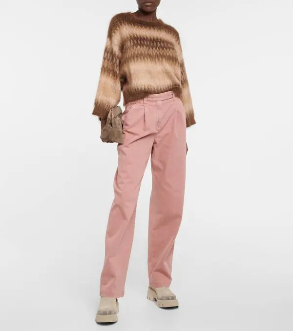 Brunello Cucinelli High-rise Straight Jeans - Pink
