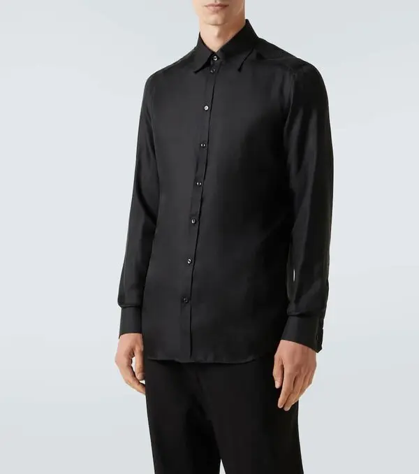 Dolce & Gabbana Martini Silk Twill Shirt