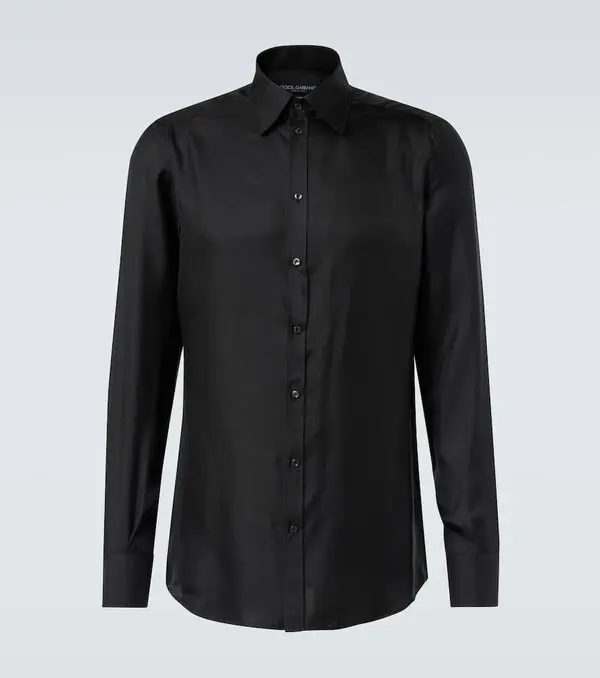 Dolce & Gabbana Martini Silk Twill Shirt