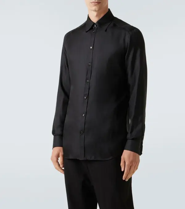 Dolce & Gabbana Martini Silk Twill Shirt