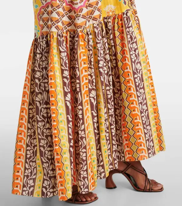 Etro Printed Cotton Maxi Dress