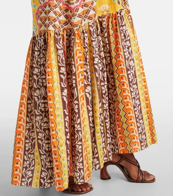Etro Printed Cotton Maxi Dress - Multicoloured