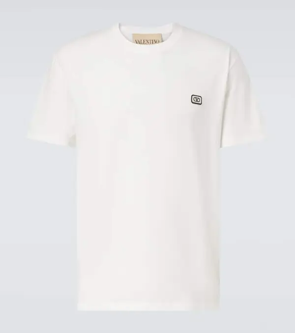 Valentino Garavani Vlogo Cotton Jersey T-shirt - White