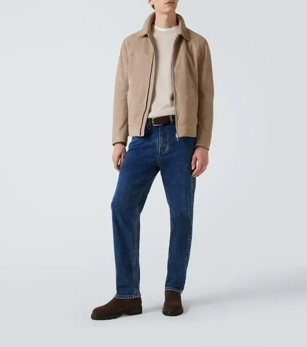 Brioni Suede Chelsea Boots