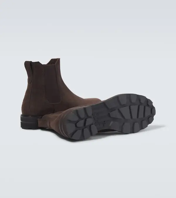 Brioni Suede Chelsea Boots