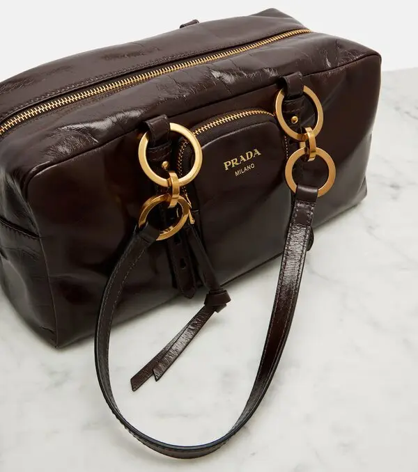 Prada Dangle Medium Leather Shoulder Bag