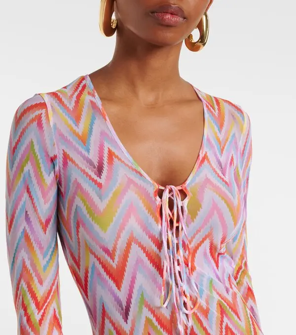 Missoni Chevron Tulle Dress