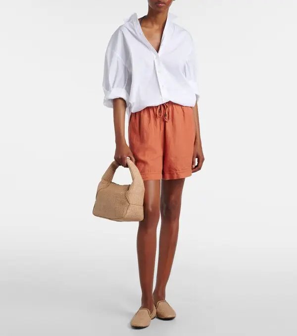 Brunello Cucinelli Linen And Cotton Bermuda Shorts