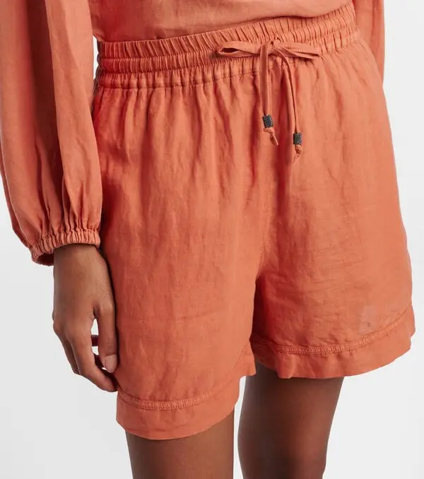 Brunello Cucinelli Linen And Cotton Bermuda Shorts