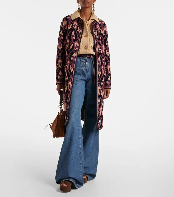 Etro Printed Reversible Coat - Multicoloured