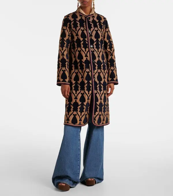 Etro Printed Reversible Coat - Multicoloured
