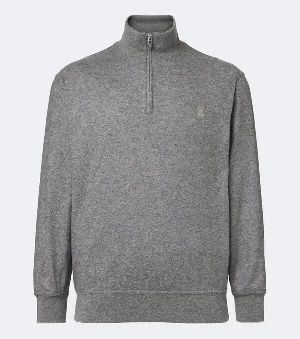 Brunello Cucinelli Cashmere Sweater - Grey