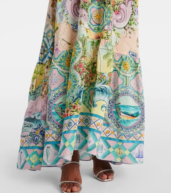Camilla Embellished Silk Maxi Dress