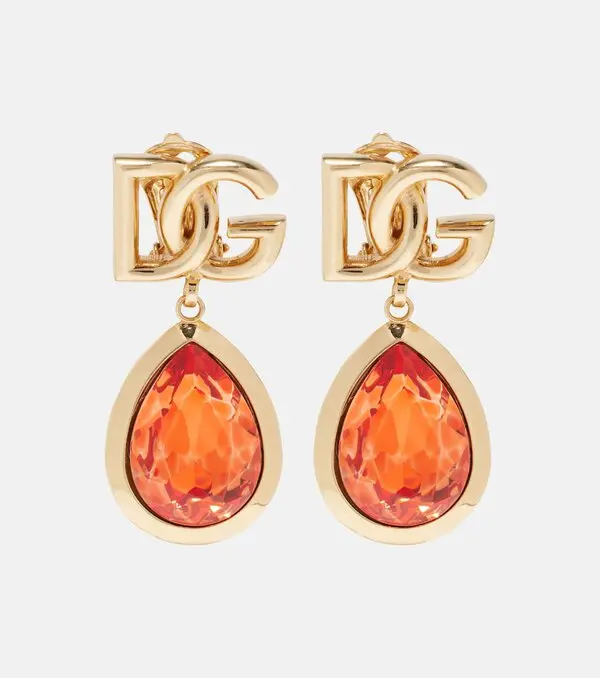 Dolce & Gabbana Dg Crystal Earrings - Gold