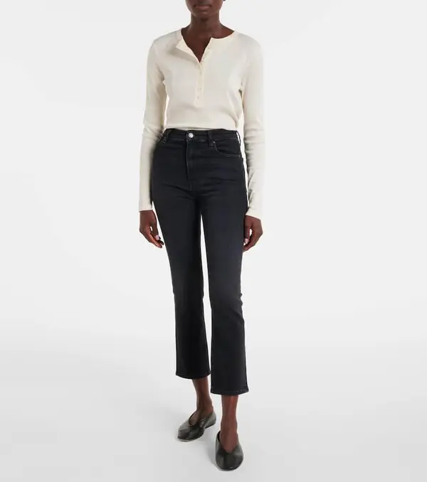 FRAME The Pencil Crop Slim Jeans