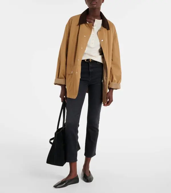 FRAME The Pencil Crop Slim Jeans