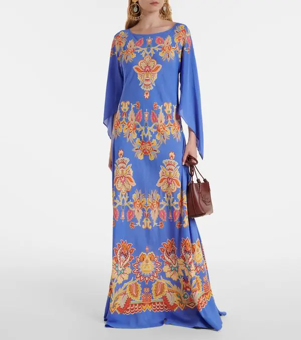 Etro Printed Maxi Dress