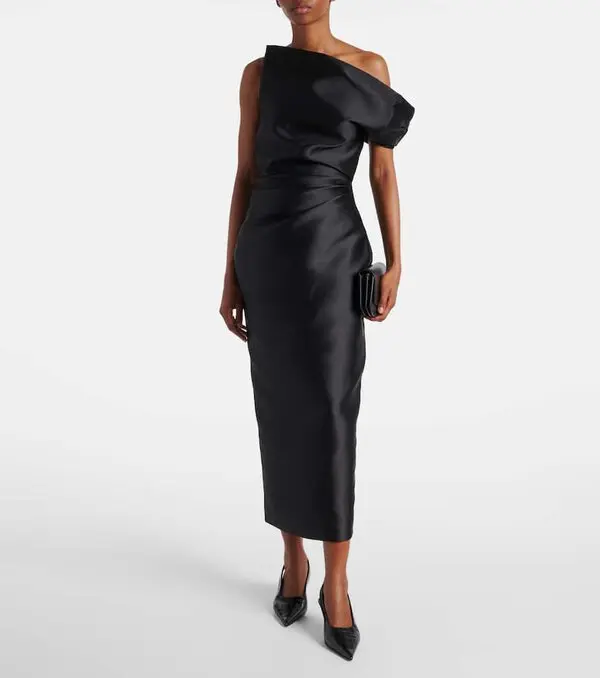 Solace London Ellison One-shoulder Cocktail Dress
