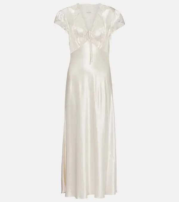 Rixo Amari Satin Gown